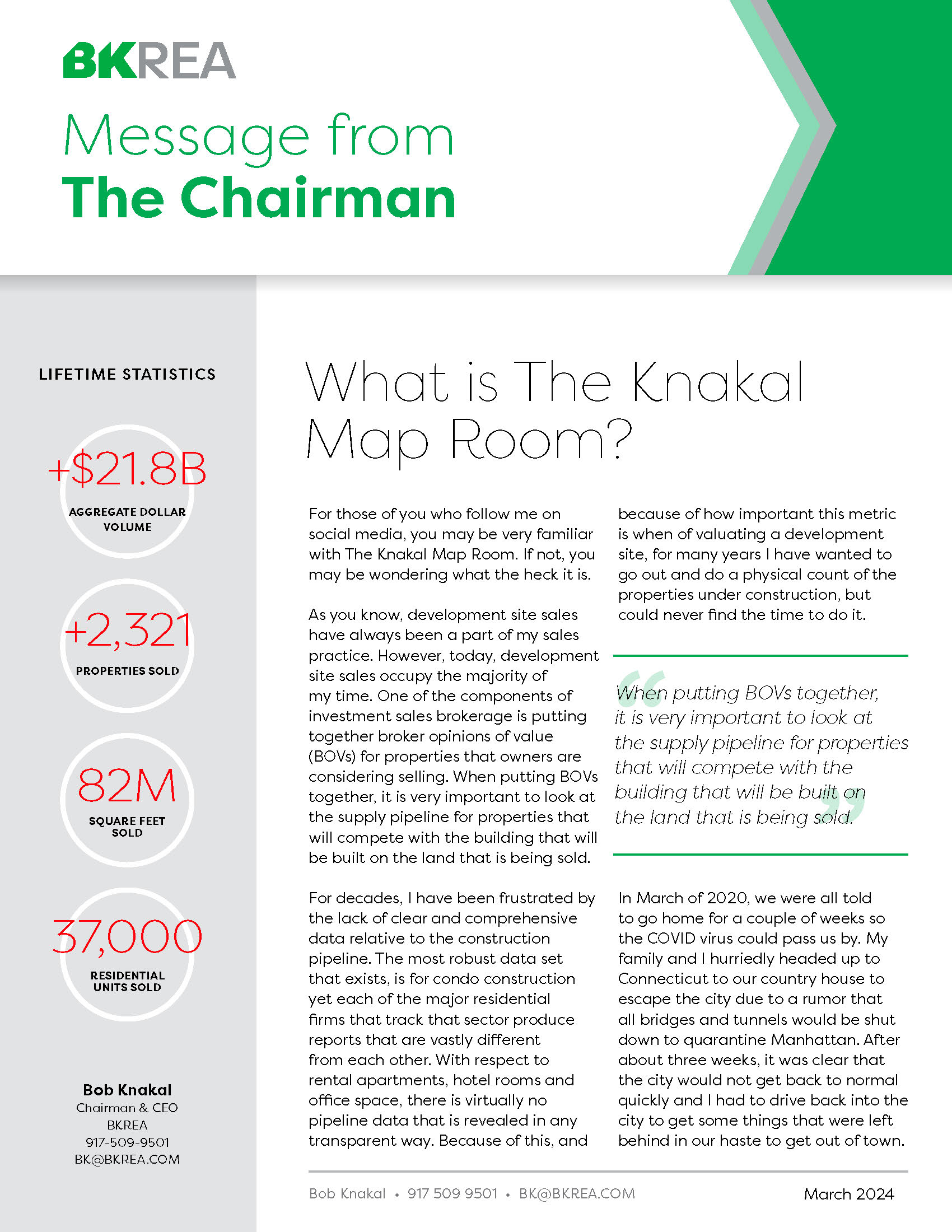 Knakal Map Room - NYC Commercial Real Estate Broker
